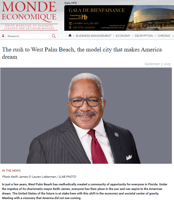 Office of Mayor Keith A. James City of West Palm Beach