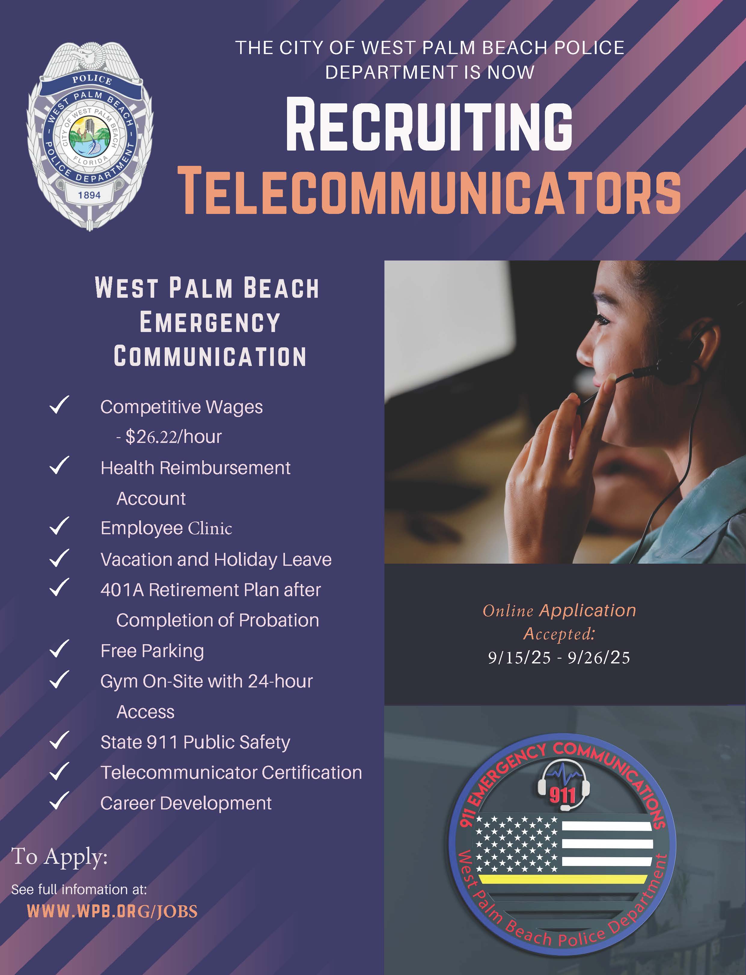 Dispatch City of West Palm Beach